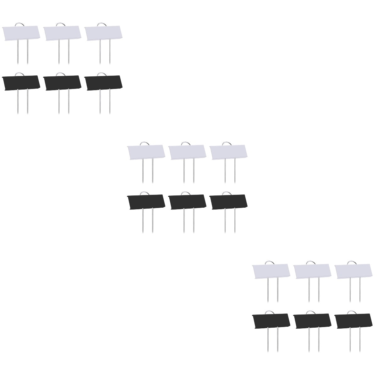 WORGEOUS 18 pcs Metal Plant Label Stainless Steel Placard Gardening Pot ...