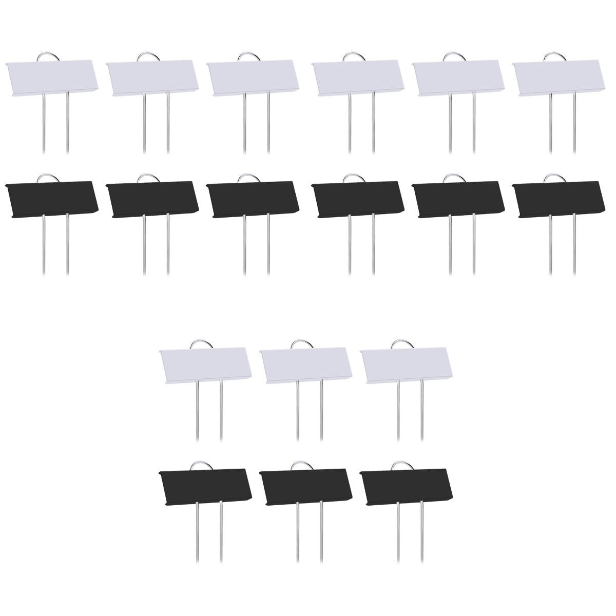 WORGEOUS 18 pcs Metal Plant Label Stainless Steel Placard Gardening Pot ...