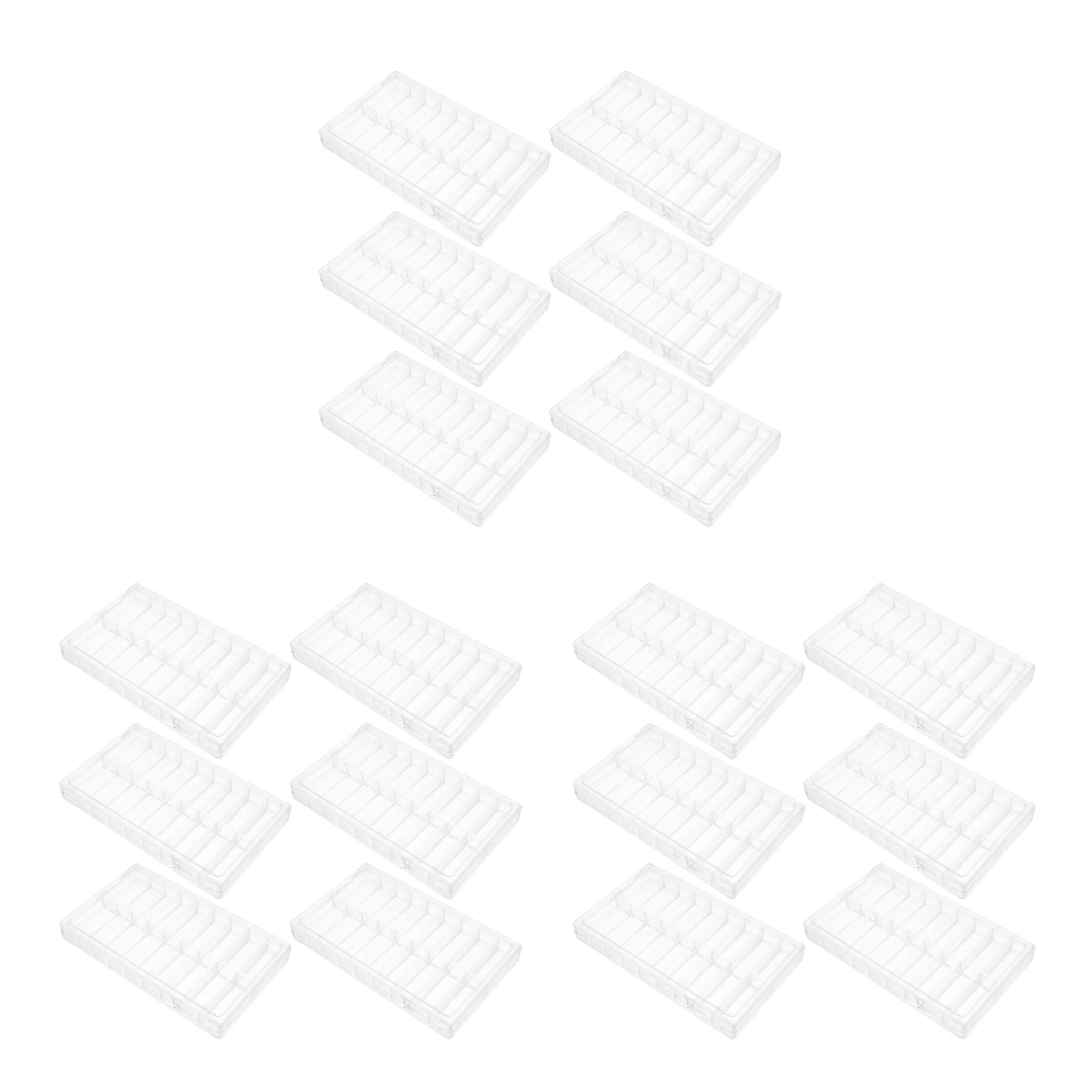 GOOHOCHY Masteelf 18 pcs Multi Compartments Watch Parts Storage Box ...