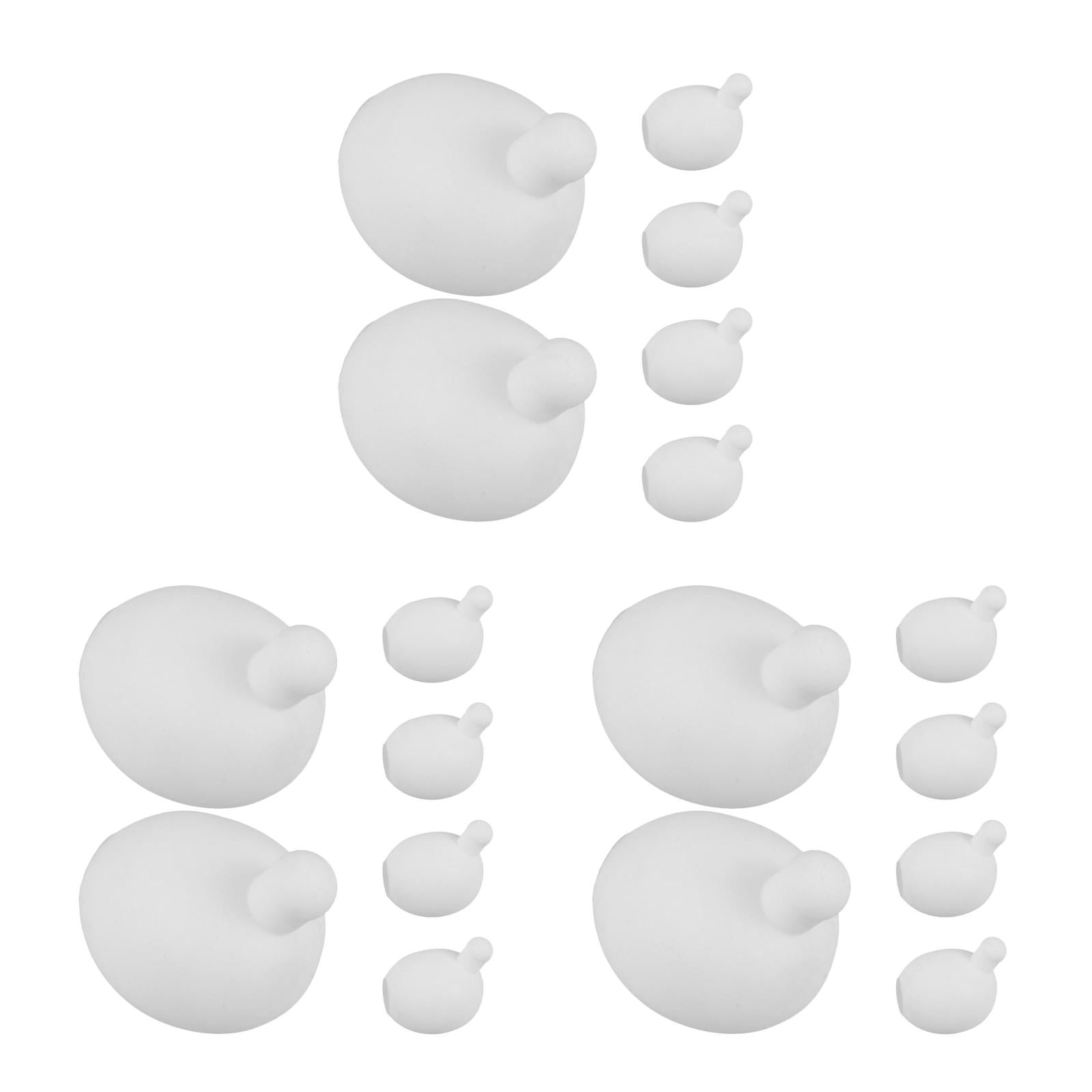 WORGEOUS 18 pcs Squeeze Stress Ball Silicone Press Bubble Insert For ...