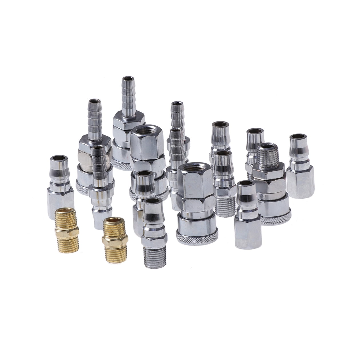 WORGEOUS 18pcs Fast Joint Kit 1/4 Inch Hose Compressor Fitting ...