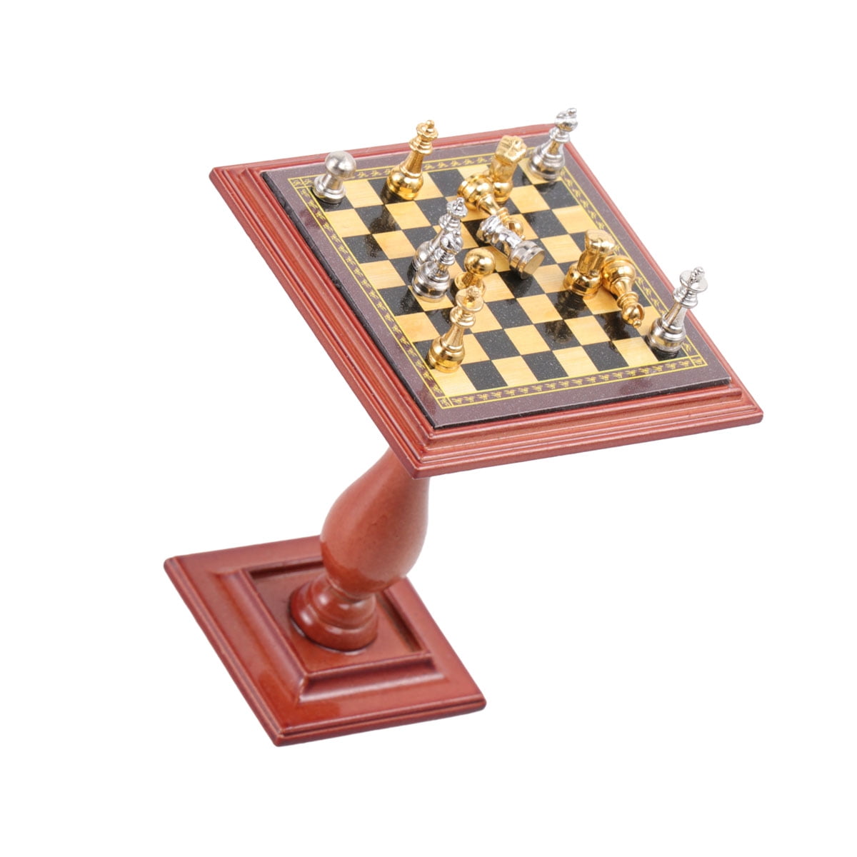 WORGEOUS 1PC Chess Toy Model Mini Scene Ornament Creative Chess Table ...