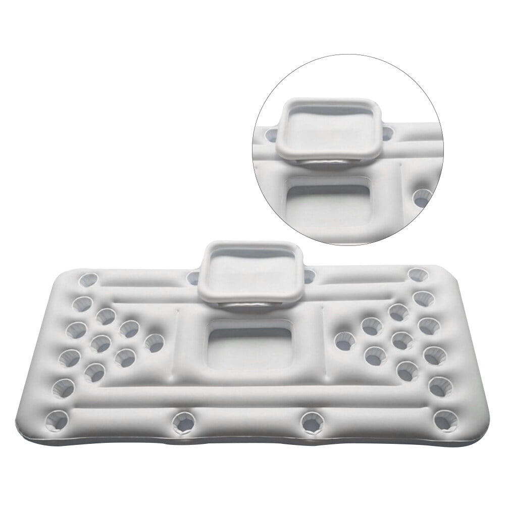 WORGEOUS 1PC Inflatable Portable 28 Cup Hole Float Row Water Beverage ...