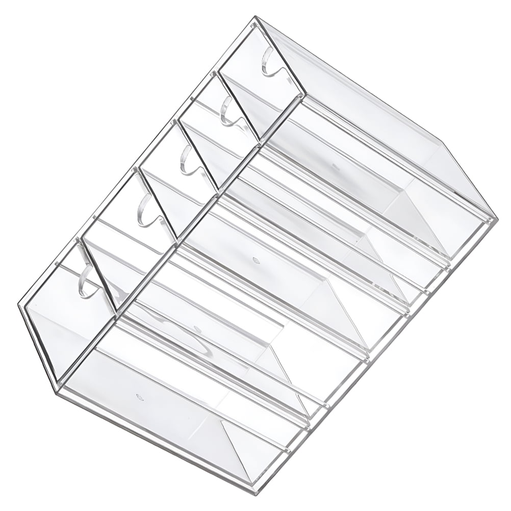 WORGEOUS 1Pack Stackable Storage Bins Transparent Plastic 9.82X6.88X4 ...
