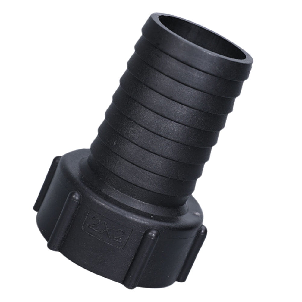 WORGEOUS 1Pc Black IBC Tank Adapter Coarse Thread Plastic Water Tank ...