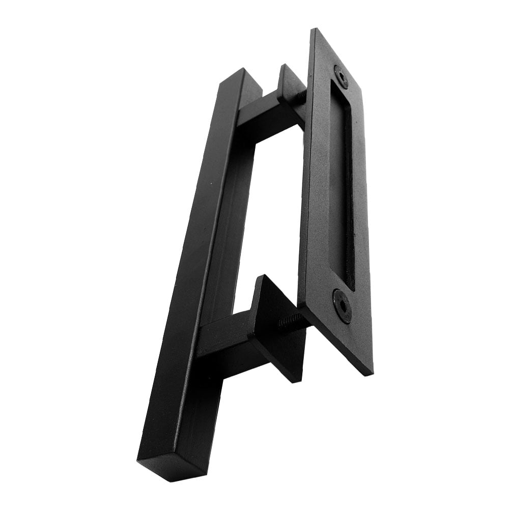 WORGEOUS 1Pc Carbon Steel Barn Gate Handle Heavy-duty Granary Door ...