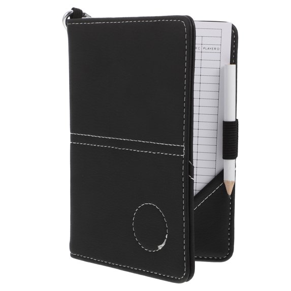 WORGEOUS 1Pc PU Leather Golfs Scorebook Protector Golfing Score ...