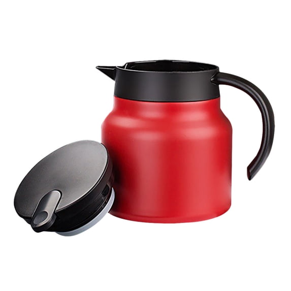 WORGEOUS 1Pc Red Small Tea Kettle Stainless Steel Thermal Insulation ...