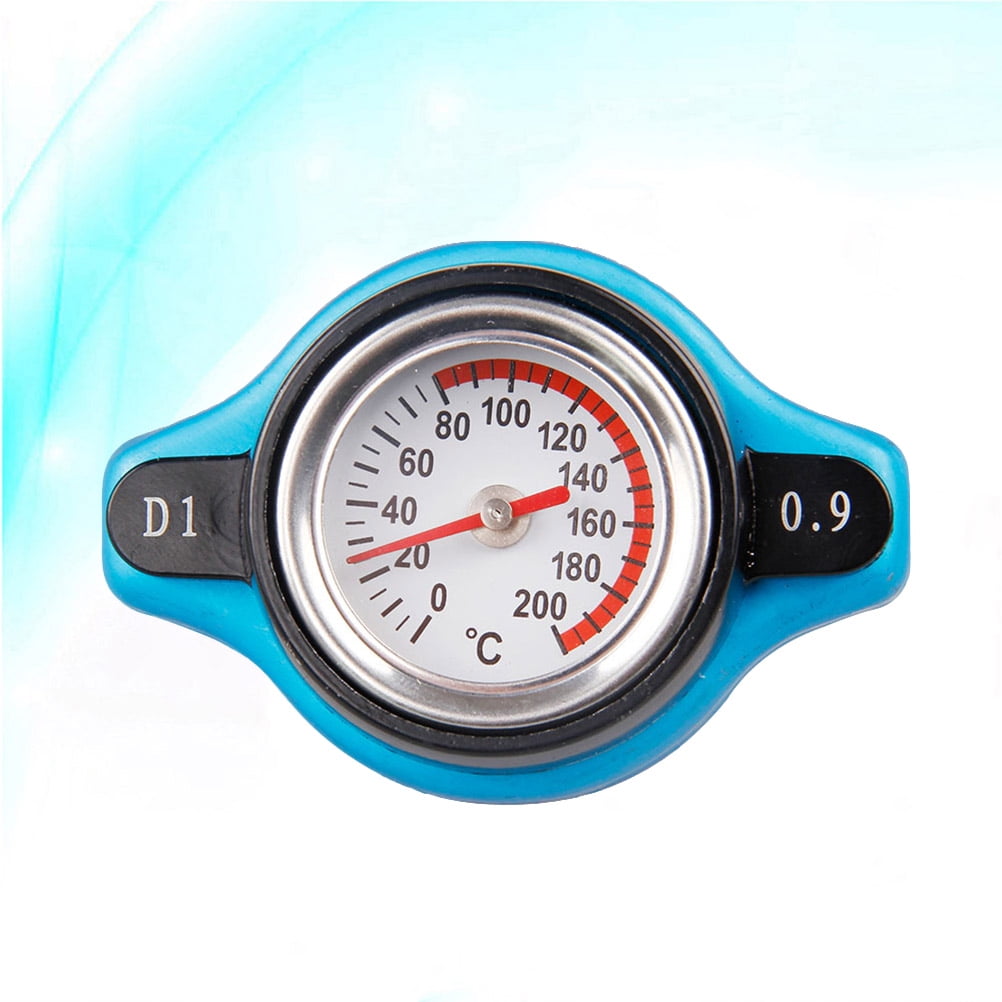 BESTYASH Car Radiator Cap with Temperature Gauge, Assorted Color, Clear ...