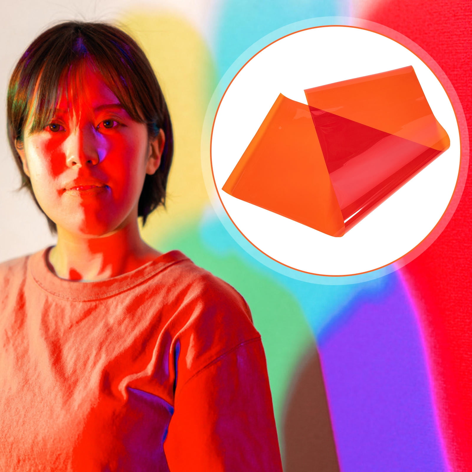 WORGEOUS Colored Filters Orange 1Pack 39.4x15.7in - Walmart.com