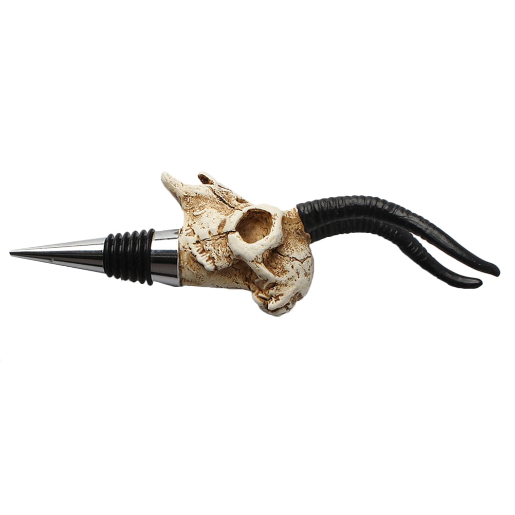 WORGEOUS 1Set Creative Horn Shape Wine Bottle Plugs Resin Silicone For ...