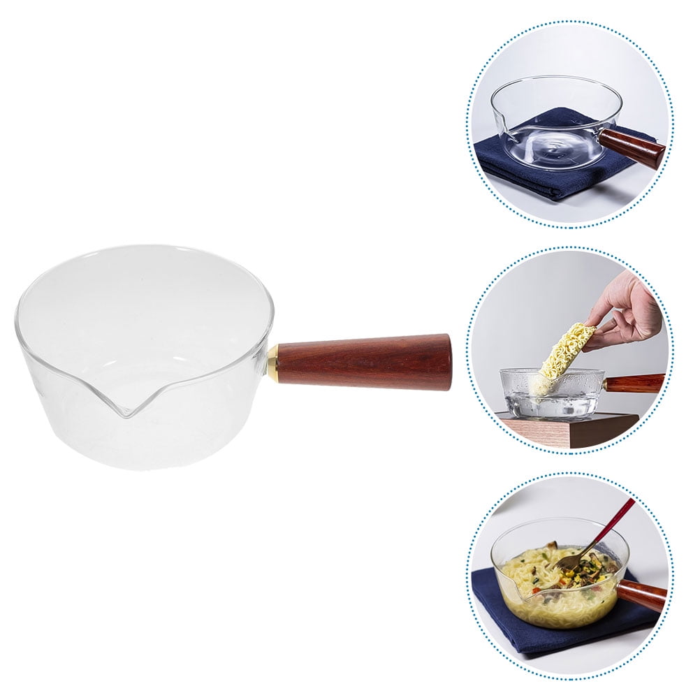 WORGEOUS Milk Heating Pot Transparent 1Set - Walmart.com