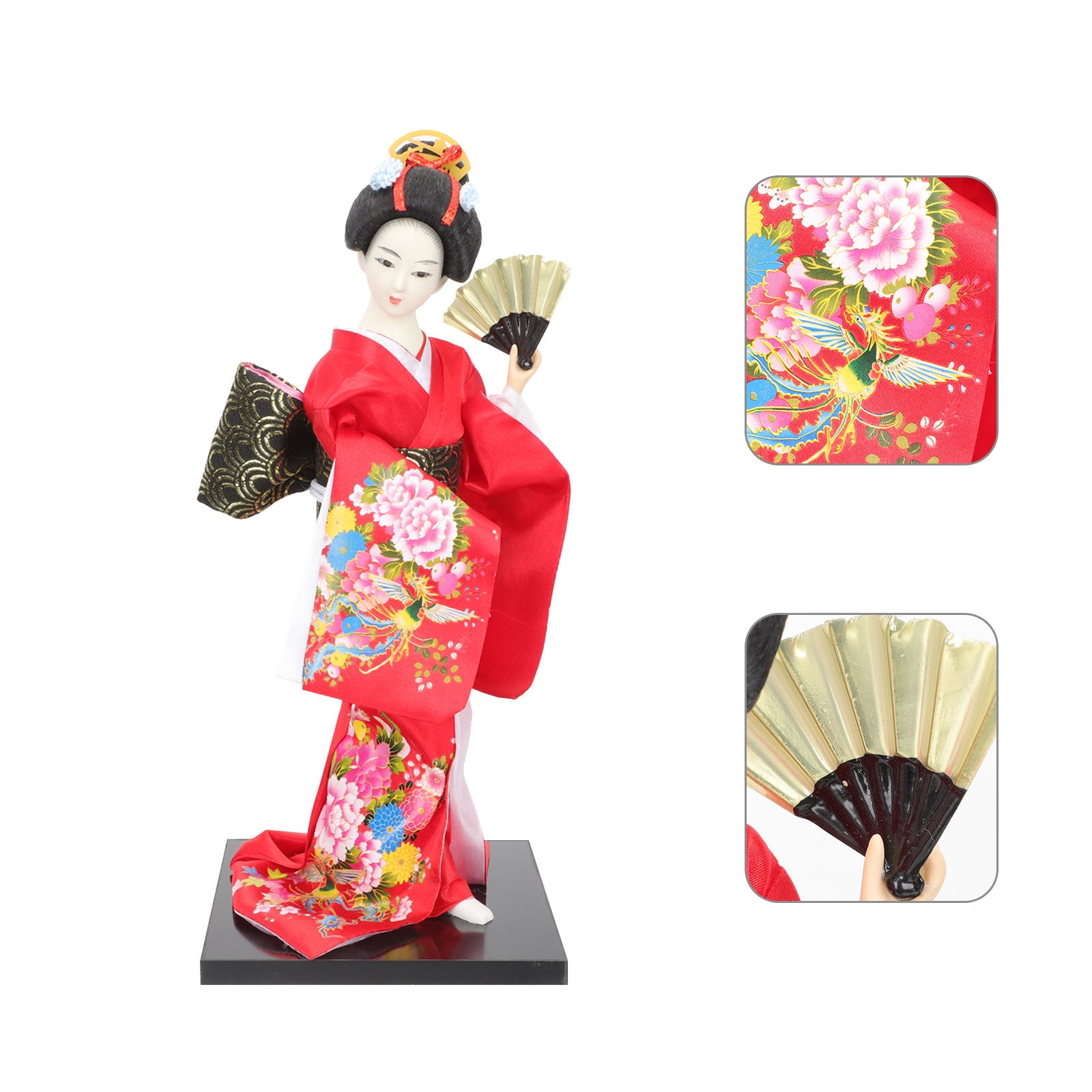 WORGEOUS 1Set Kimono Miniature Figurine Traditional Design Japanese ...