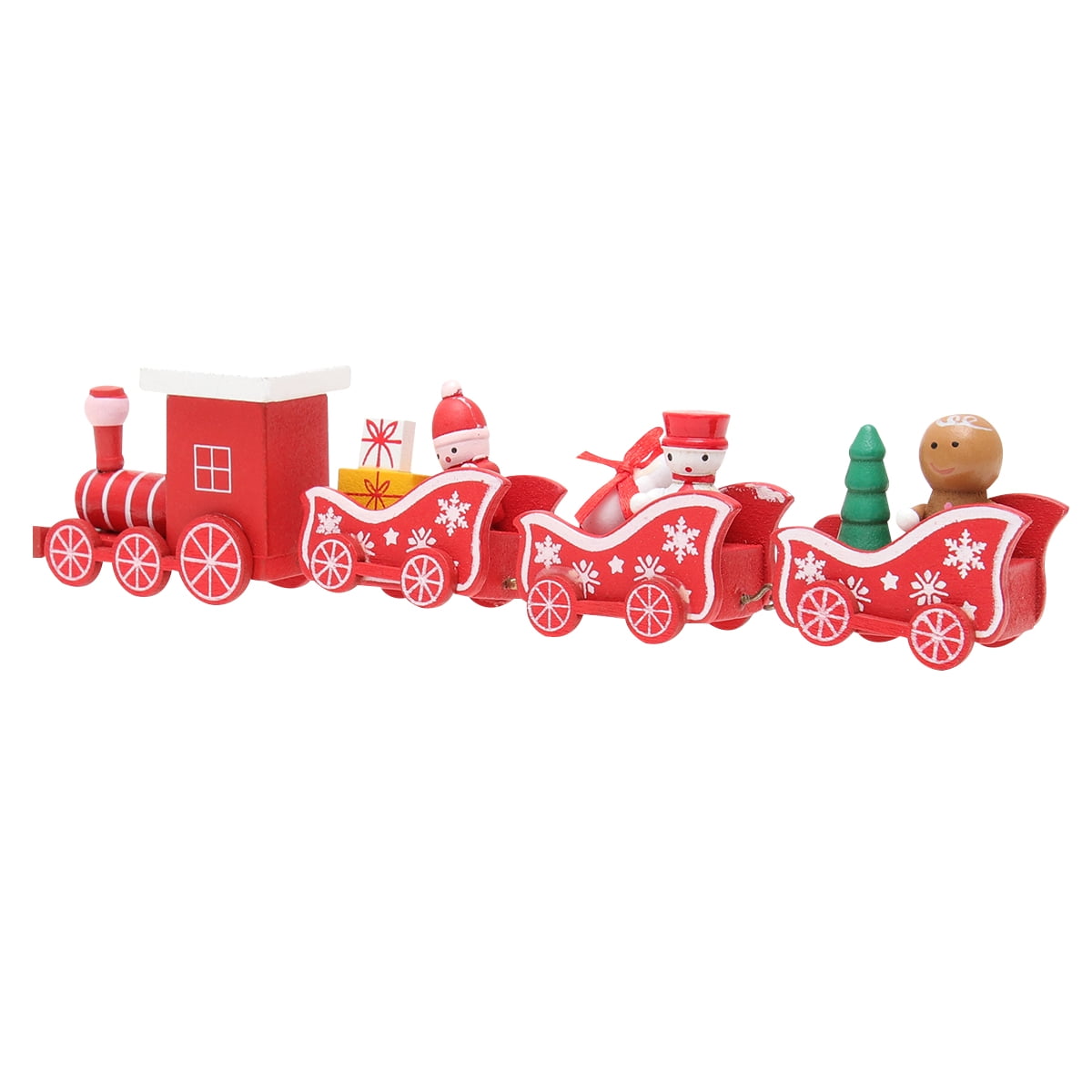 BESTYASH Creative Wood Train Ornament Desktop Adornment for Home Decor ...