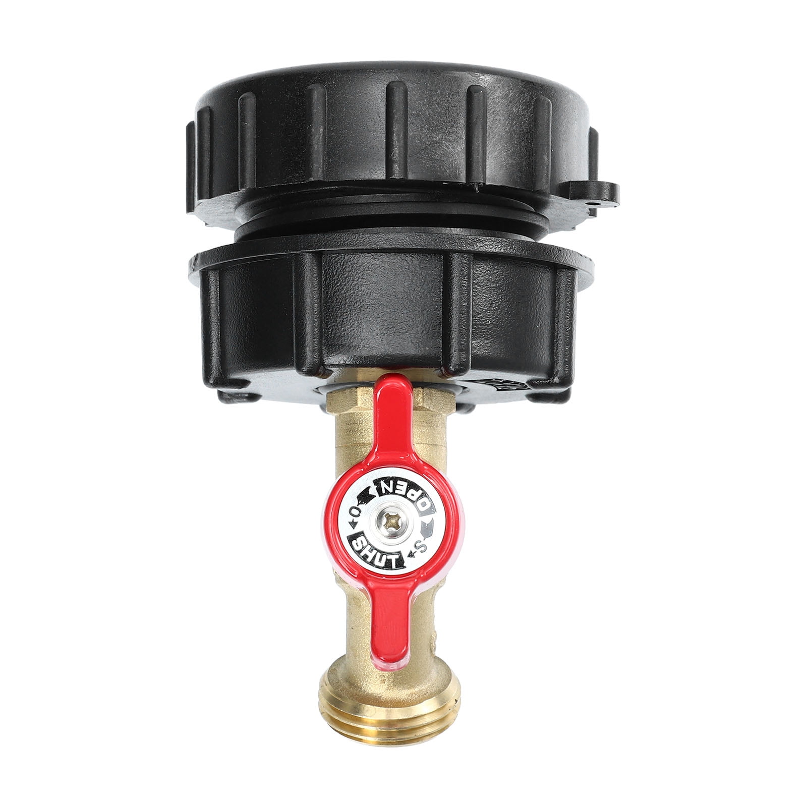 WORGEOUS 1Set Replacement Spigot for IBC Water Tank Brass Sealing Flow ...