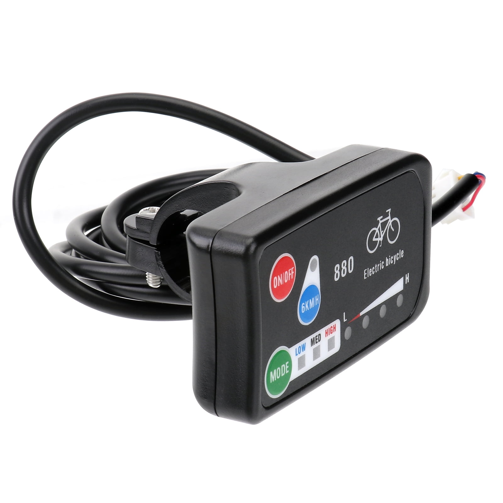 GOOHOCHY Electric Bike Display Control Panel for Mountain Bikes with ...