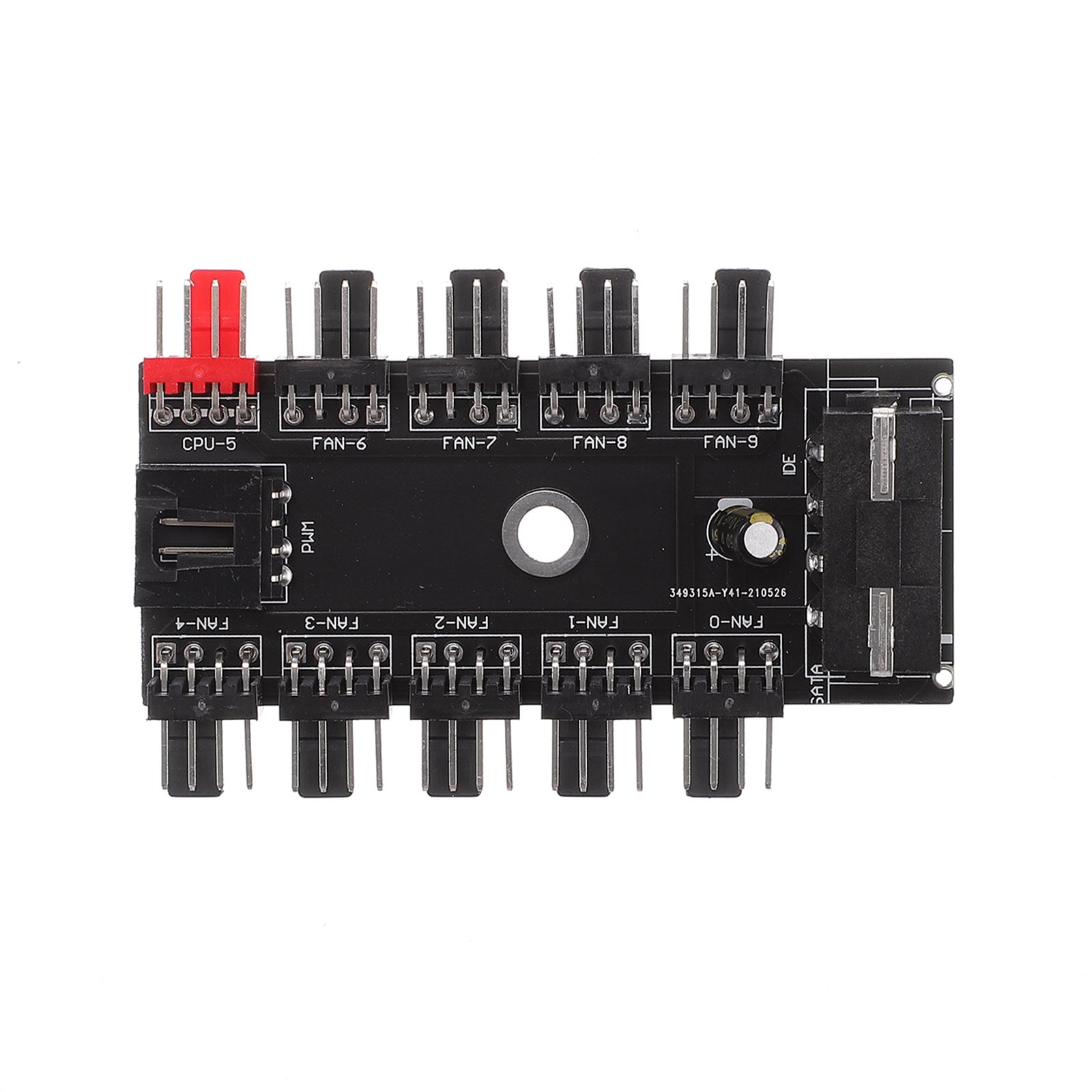 WORGEOUS 1pc Desktop Computer Fan Hub Computer Case Fan Hub Computer ...