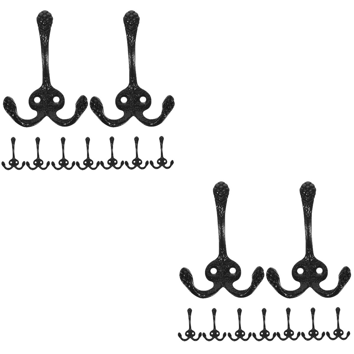 WORGEOUS 2 Count Wall Hook Multifunctional Hooks over Lockable Outdoor ...