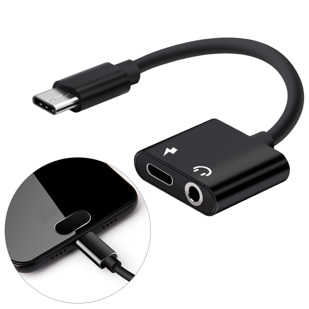 WORGEOUS 2 In Ear Converter Type-C Stereo Headphone Jack Adapter and ...