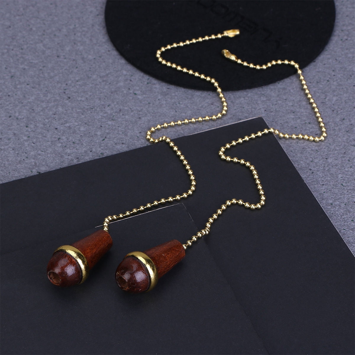 WORGEOUS 2 PCS Retro Chandelier Hanging Chain Ceiling Light Fixture ...