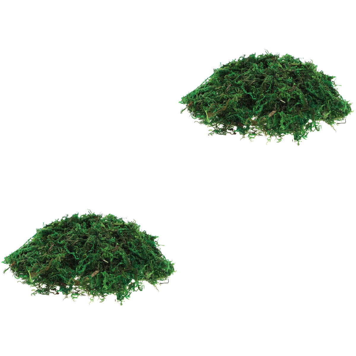 WORGEOUS 2 Packs Aftificial Green Moss DIY Flower Crafts Fake Moss ...