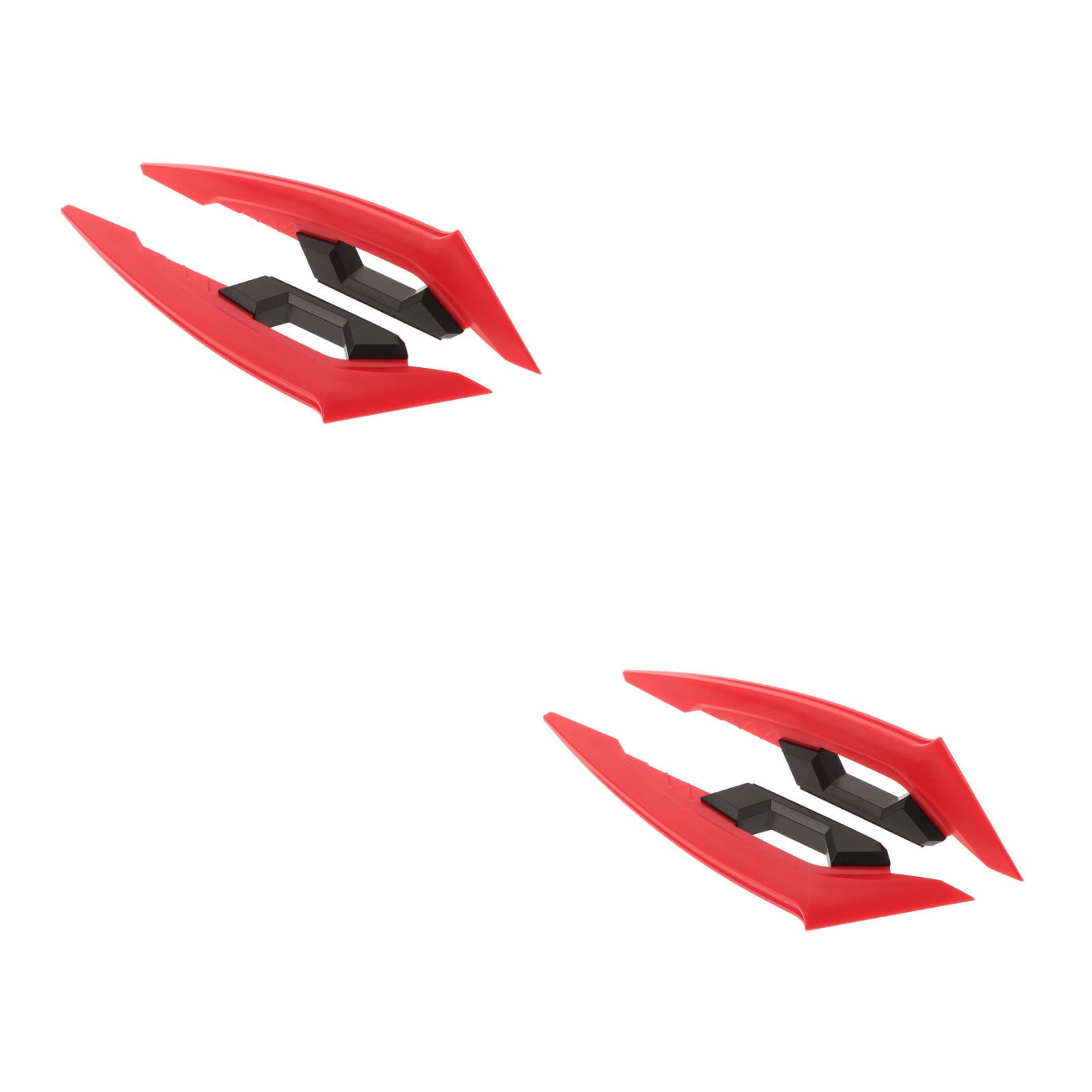 WORGEOUS 2 Pairs Aerodynamic Side Winglet for Motorbike Universal ...