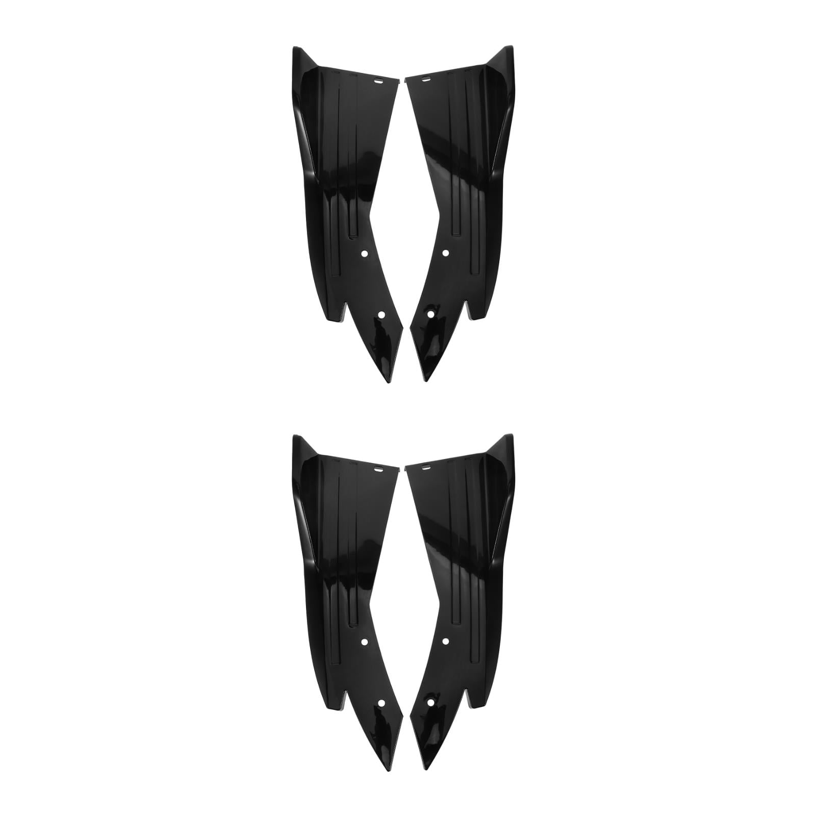 WORGEOUS 2 Pairs Rear Bumper Spoiler Rear Diffuser Car Modification ...