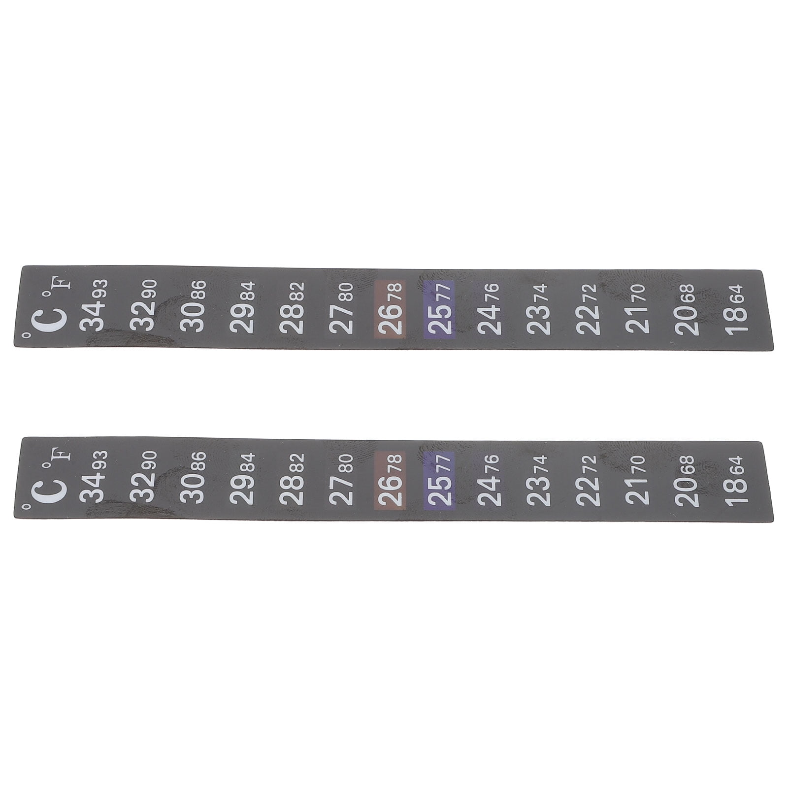 GETAJGHSD 2Pcs Stick on Brewing Thermometer Sticker Black Adhesive p ...