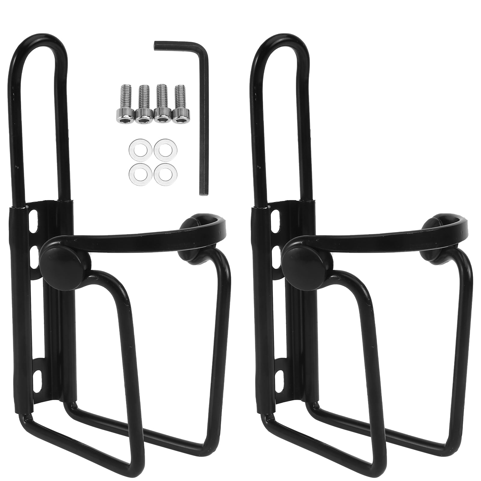 WORGEOUS 2 Pcs Aluminum Alloy Water Bottle Rack for Bike Hole Punch Binders Soap Holder Child ...