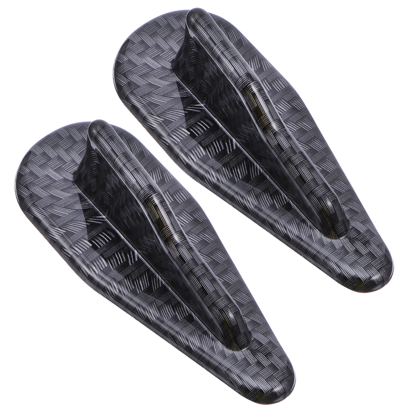 WORGEOUS 2 Pcs Car Rear Diffuser Spoiler Roof Shark Fin Generator ...