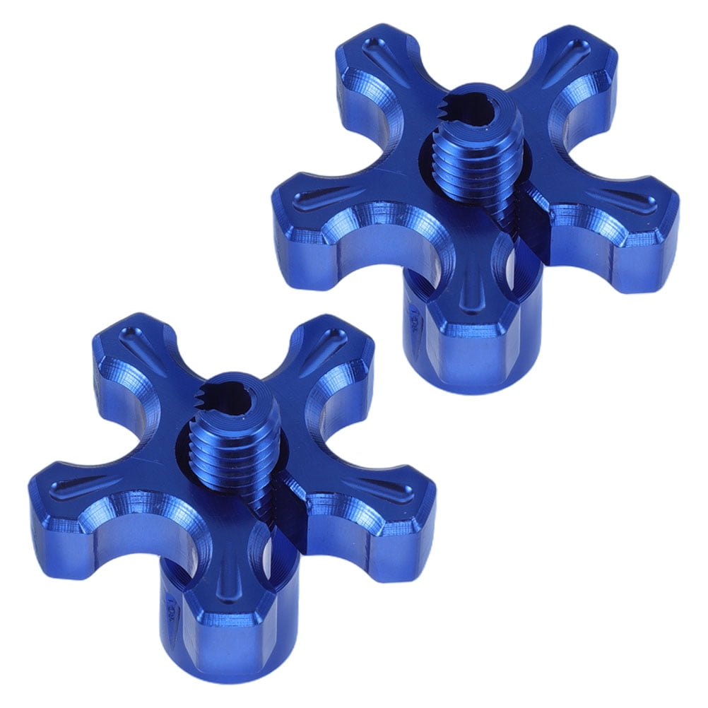 WORGEOUS 2 Pcs Clutch Adjustment Screw 3.30X3.30X0.80CM Blue - Walmart.com