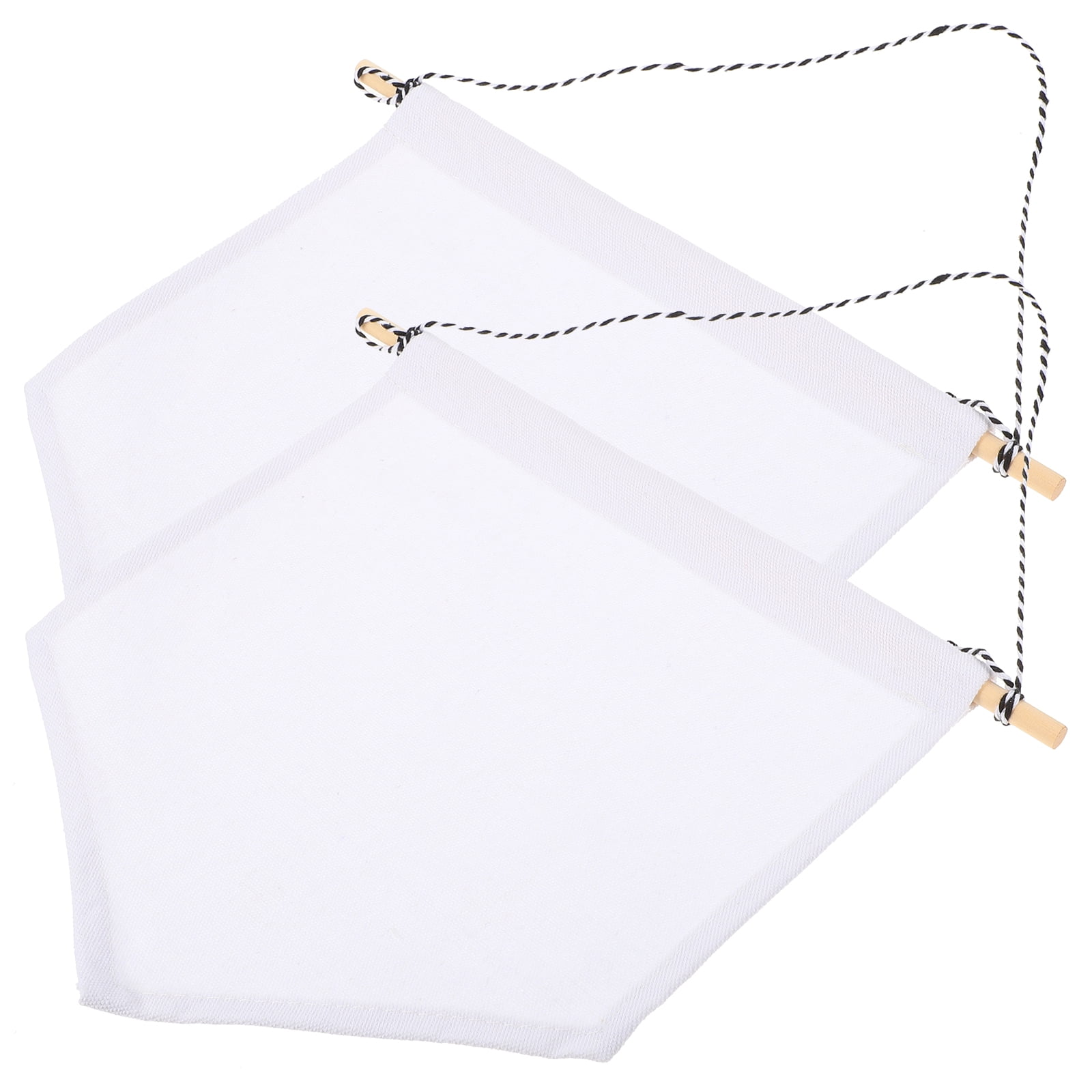 WORGEOUS 2 Pcs Custom Banner Kit with Letters Canvas Flags Holiday ...