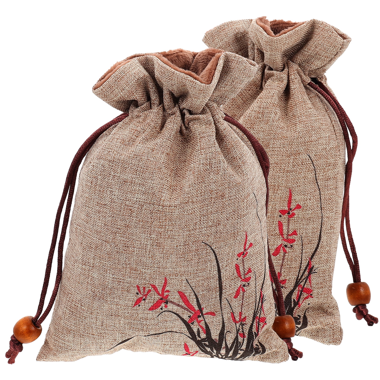 GOOHOCHY Small Drawstring Bags for Storage Use with Double Layer Seal ...