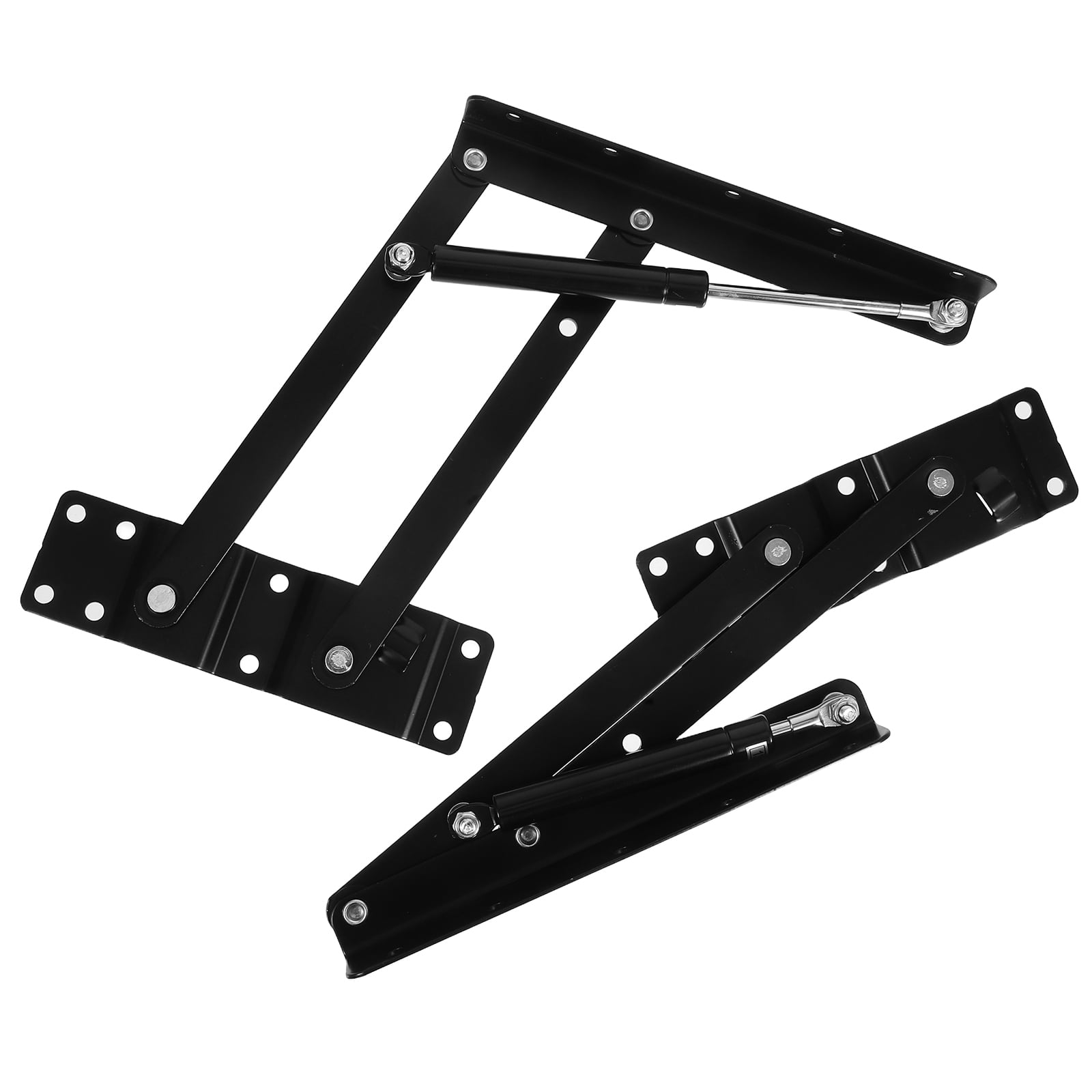WORGEOUS 2 Pcs Folding Lift Table Gas Hydraulic Hinge Hardware Lifting ...