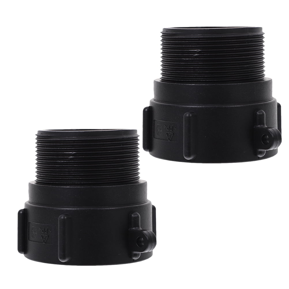 WORGEOUS 2 Pcs Gallon Ibc Tote Water Tank Fittings Garden Hose Shut off ...