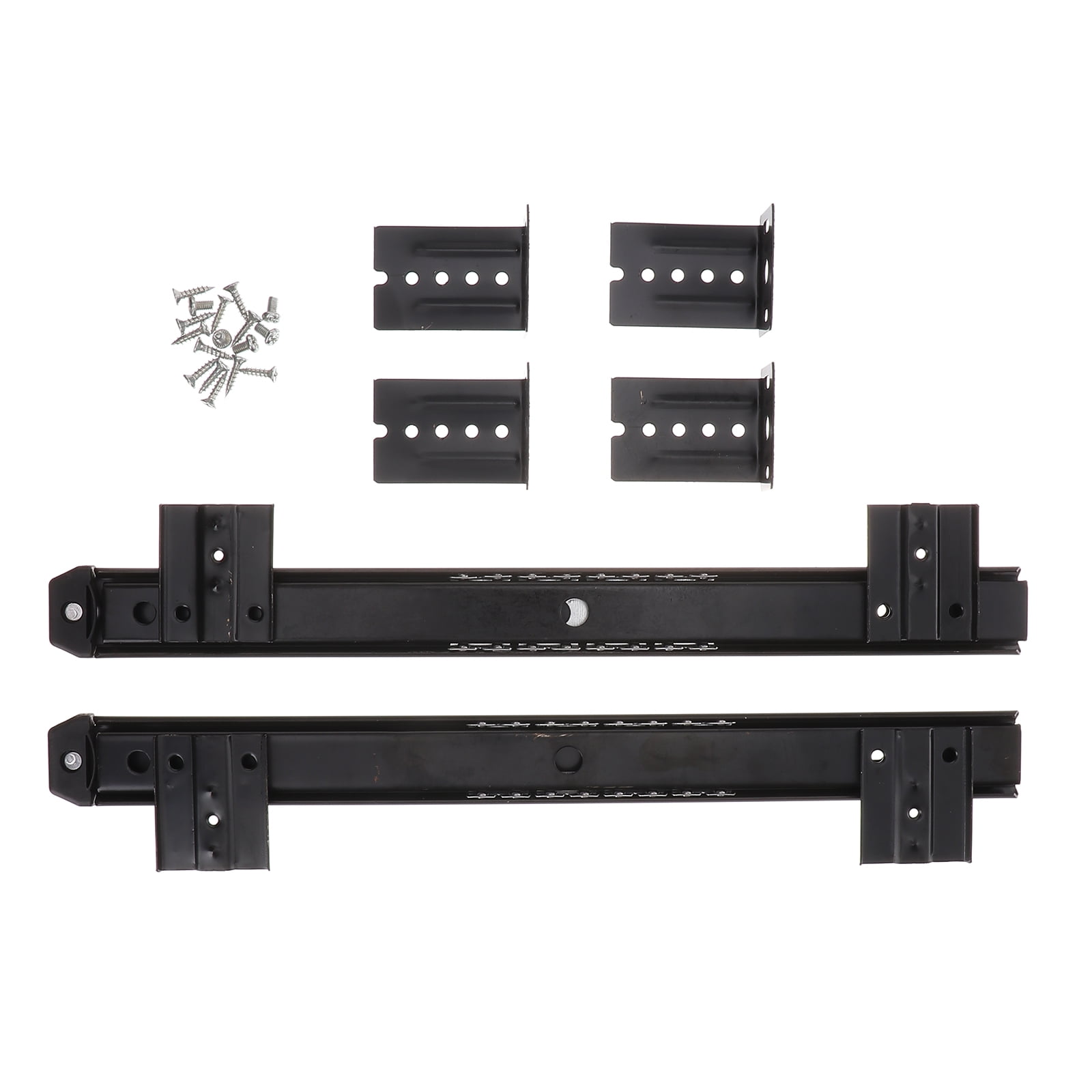 WORGEOUS 2 Pcs Keyboard Track Sliding Door with Wardrobe Drawer Slides ...