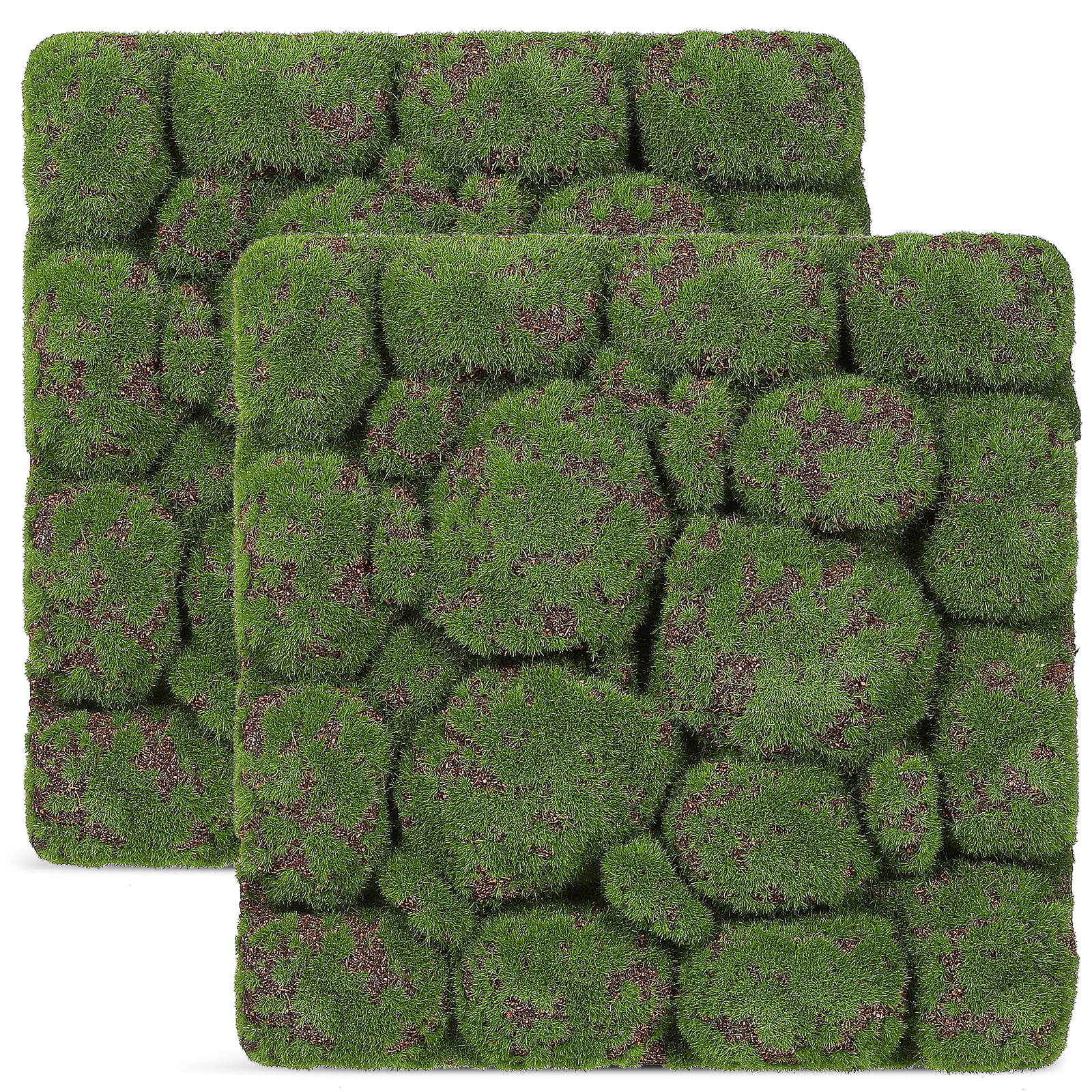 WORGEOUS 2 Pcs Moss Wall Decors Moss Wall Panel Moss Mat Grass Wall Backdrop Moss Panel ...