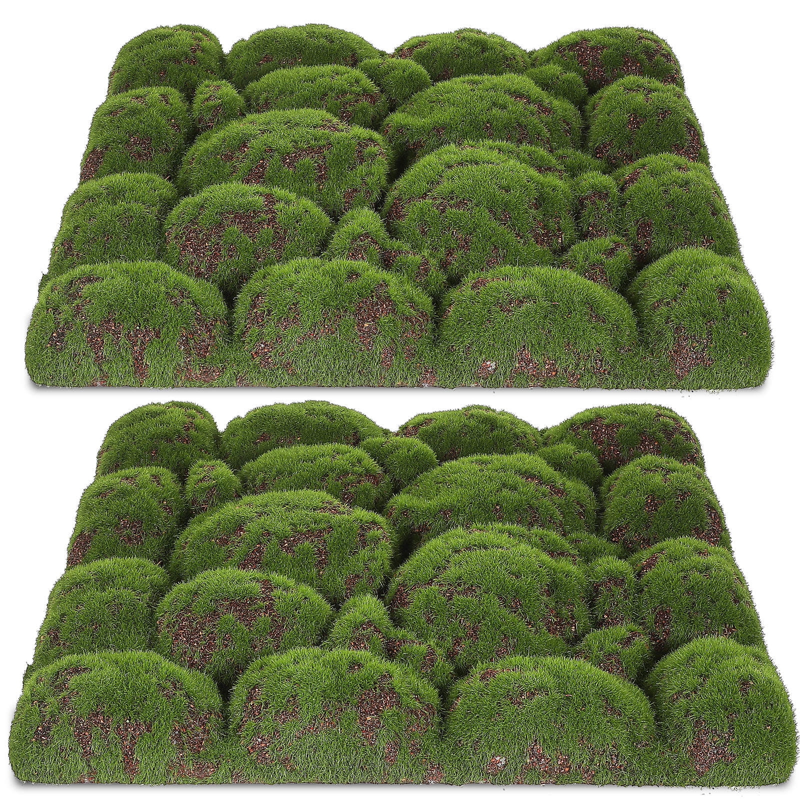 WORGEOUS 2 Pcs Moss Wall Decors Moss Wall Panel Moss Mat Grass Wall ...