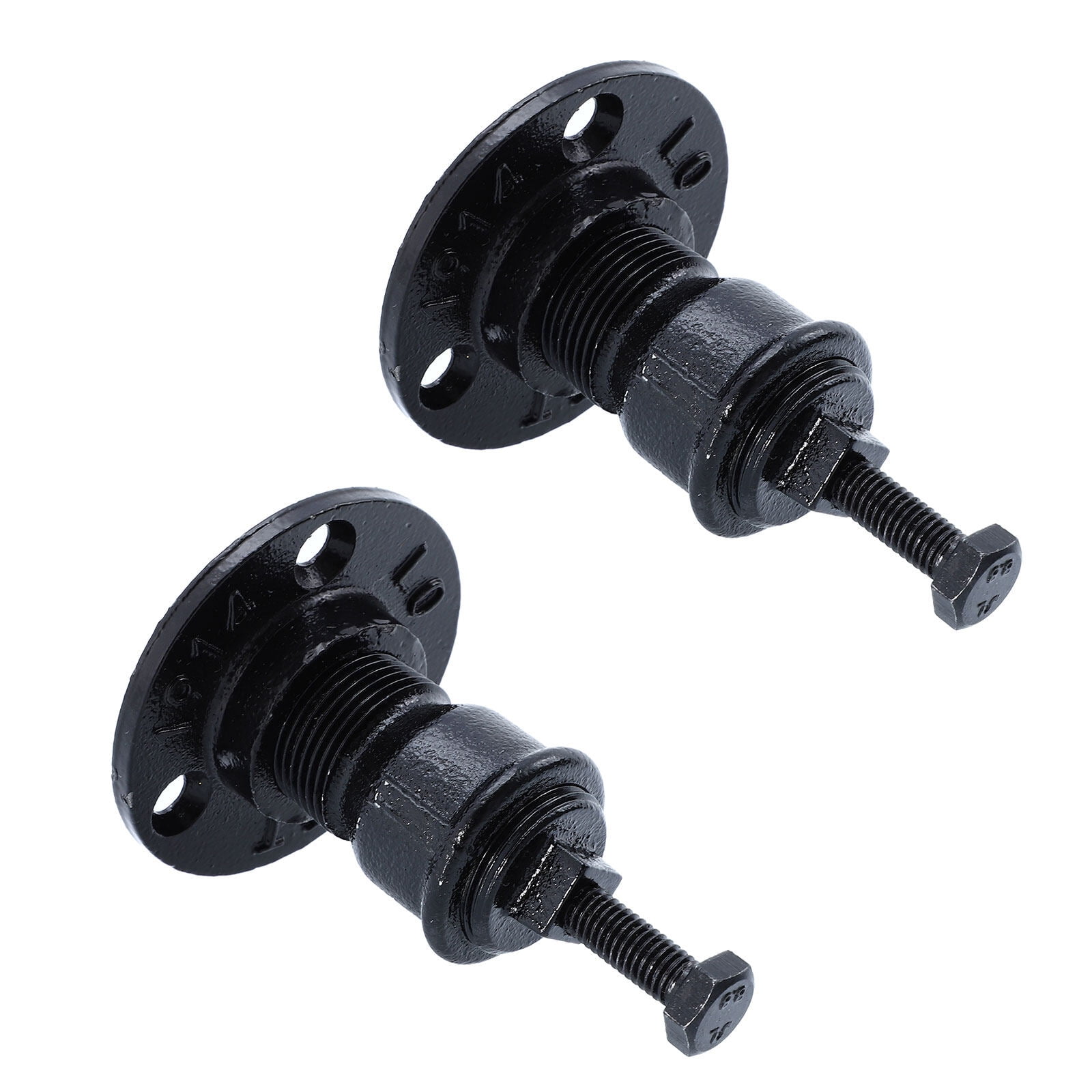 WORGEOUS 2 Pcs Rail Mounting Bracket Deck Handrail Brackets Stair ...