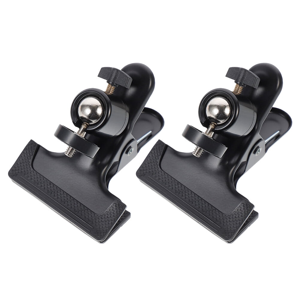 WORGEOUS 2 Pcs Spring Clips Clamps Camera Heavy Duty Backdrop Mount ...
