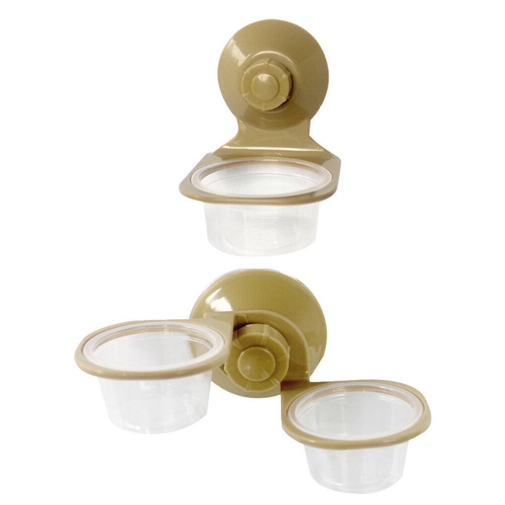 WORGEOUS 2 Pcs Tank Feeding Climbing Pet Fixed Food Basin Hanging ...