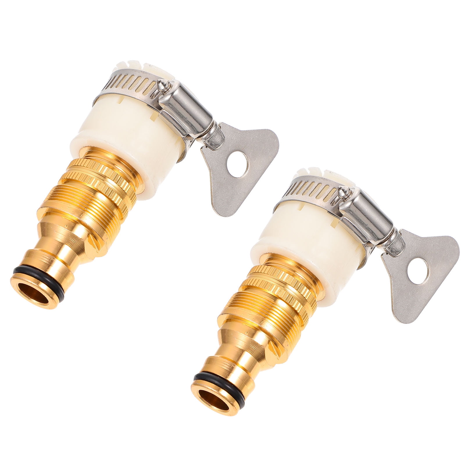 WORGEOUS 2 Pcs Tap Washer Faucet Connector Water Hose Eight Claw ...