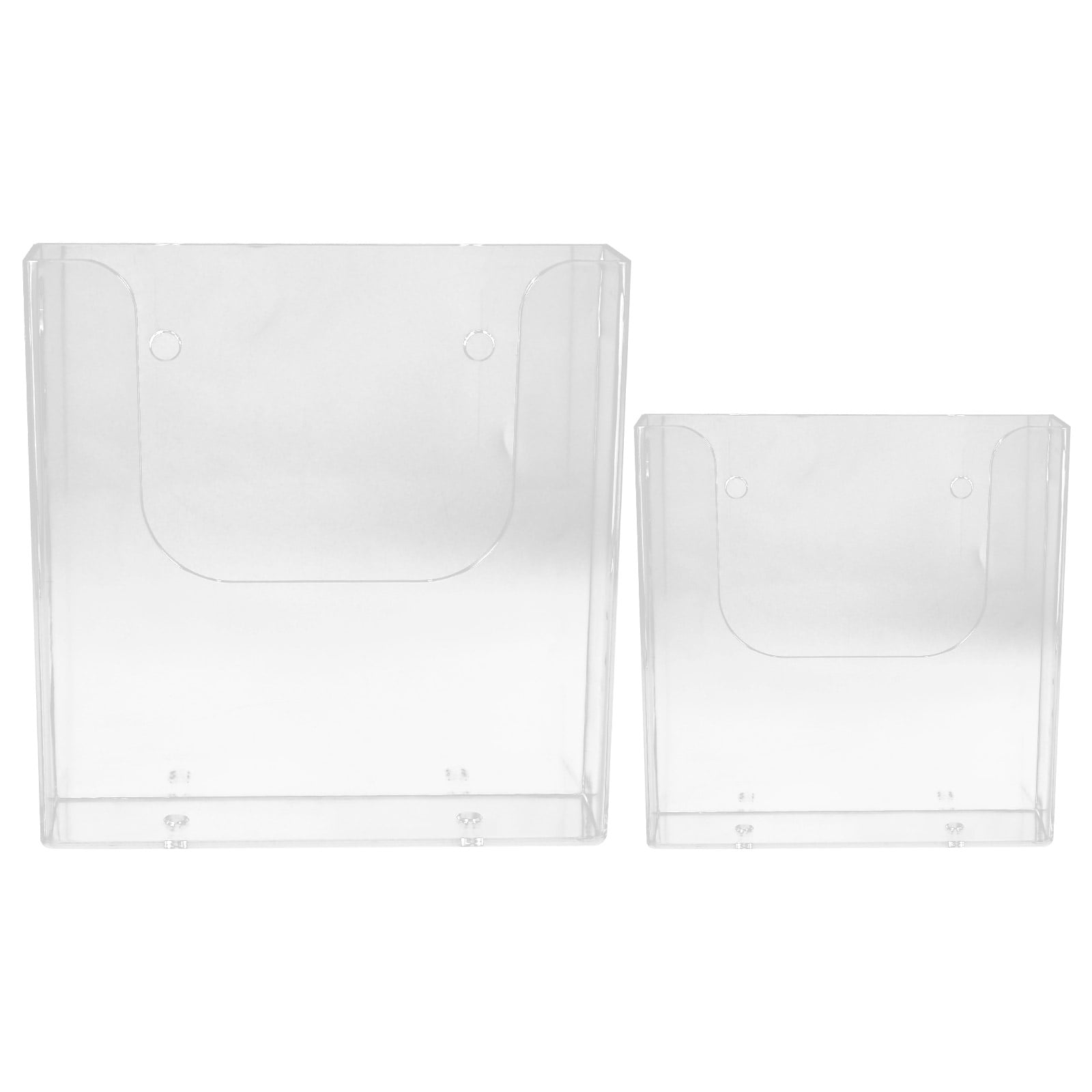 WORGEOUS 2 Pcs Transparent Document Holder Monitor Stand Book Display ...