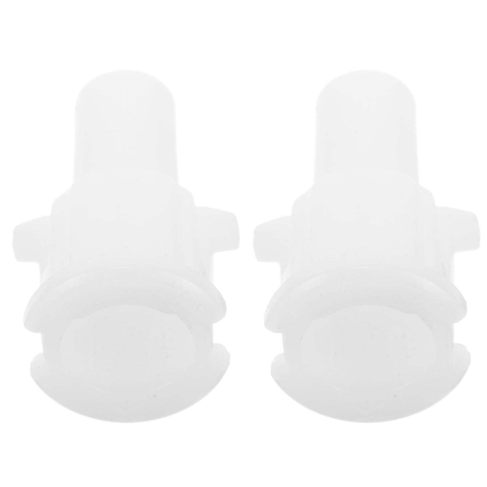 WORGEOUS 2 Pcs White Plastic Shutter Spring Loaded Pins Air For Cabinet ...