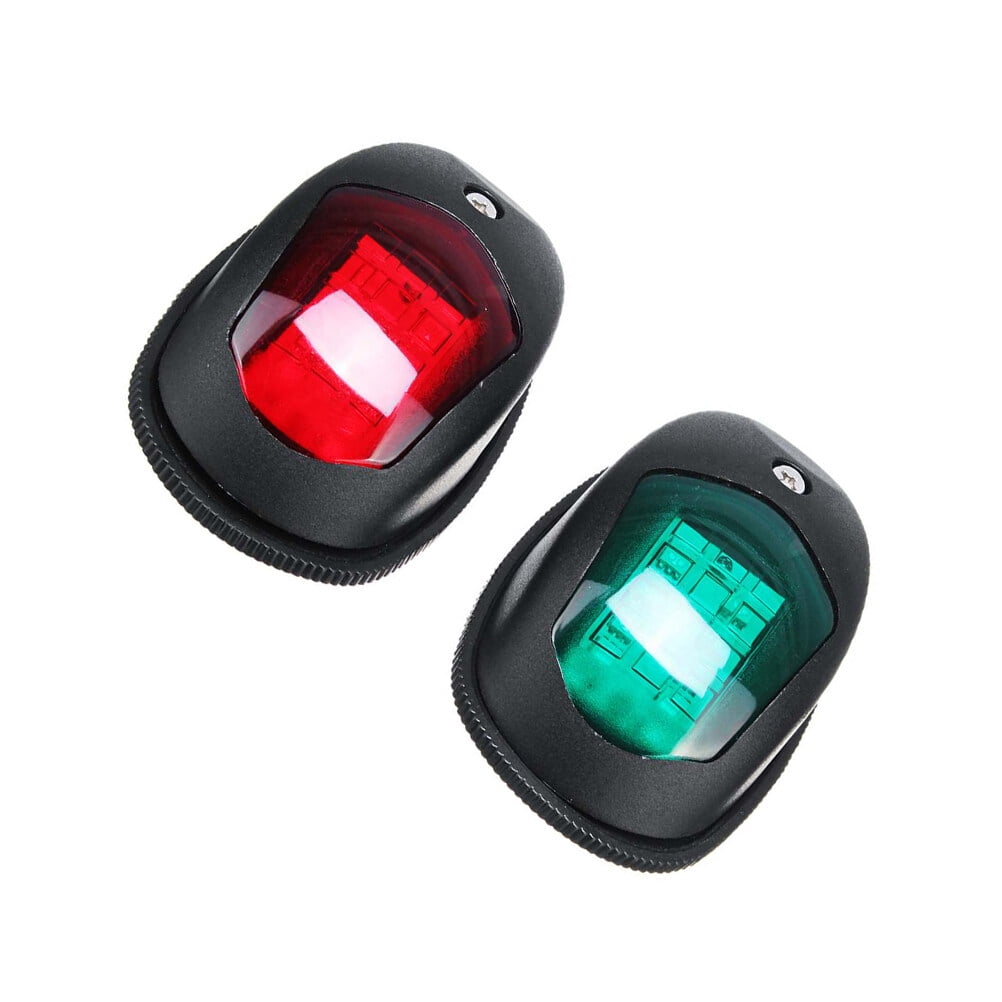 WORGEOUS 2 Pcs Yacht Speedboat Side Light Stern Tail Lights Taillights ...