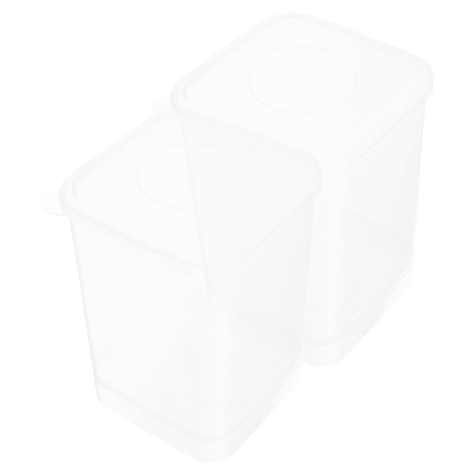 WORGEOUS 2 Pcs Yogurt Cup Homemade Container Storage Bins with Lids Ice ...