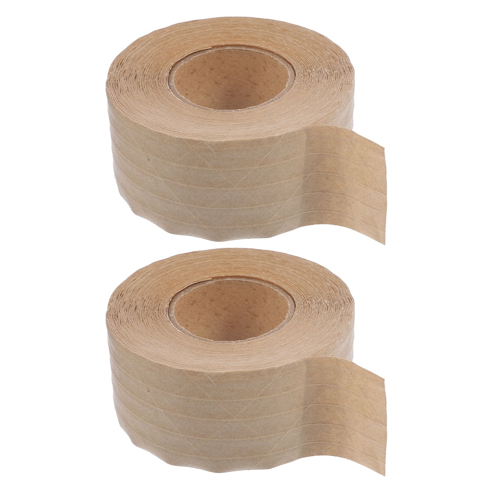 GOOHOCHY Paper Tape Water Activated Tape Starch Adhesive 2 Rolls ...