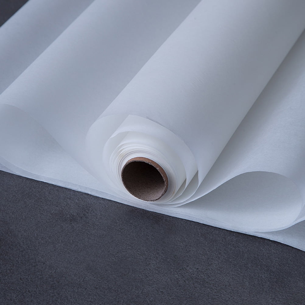 WORGEOUS 2 Rolls Silicone Paper Cookie Parchment for Air Fryer White ...