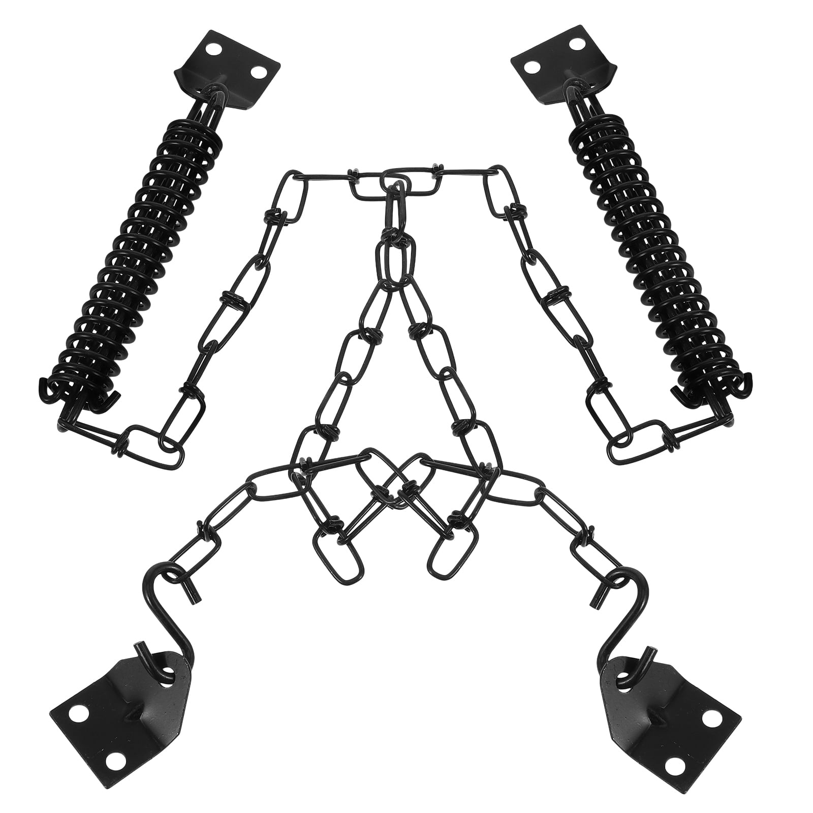 WORGEOUS 2 Set Security Slide Bolt Door Chain Lock Guard Security Door ...