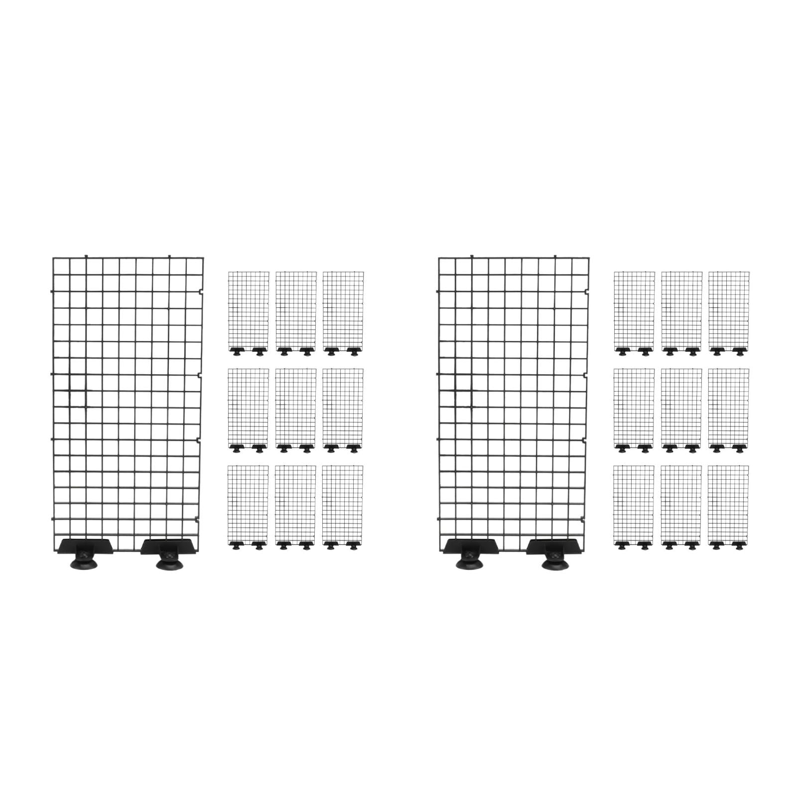 WORGEOUS 2 Sets of Aquarium Divider Plastic Grid Fish Tank Partition ...